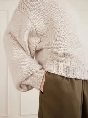 Khaite Gemma Cashmere Sweater - Neutrals
