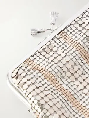 ANYA HINDMARCH Maud Tassel Chainmail Clutch