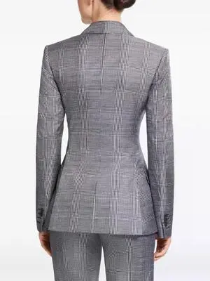 Elie Saab Prince Of Wales Check Double-breasted Blazer