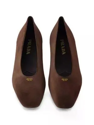 Prada Suede Ballerinas