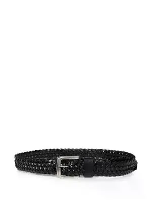 GLOWNY G Classic Braided Buckle Belt