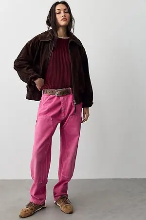 Free People Low Tide Knit Pullover - Cabernet Combo