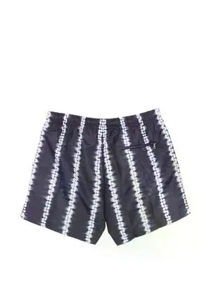 Commas Shibori Stripe Swim Shorts - Blue