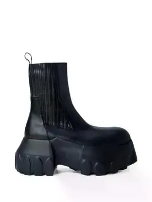 Rick Owens Beatle Mega Tractor Boots - Black