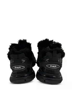 Balenciaga Track Faux Fur-lined Sneakers