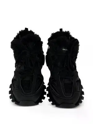 Balenciaga Track Faux Fur-lined Sneakers