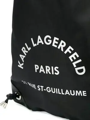 Karl Lagerfeld Logo-motif Drawstring Backpack