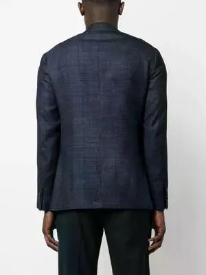 Corneliani Single-breasted Chambray Blazer