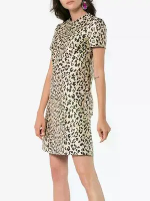 Valentino Garavani Leopard Print Mini Dress