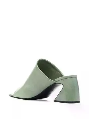 JIL SANDER Sculped-heel Detail Mules