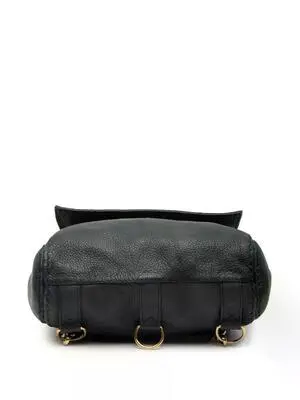 Saint Laurent 2000-2012 Embossed Leather Backpack