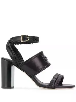 TOD'S Leather Sandals - Black