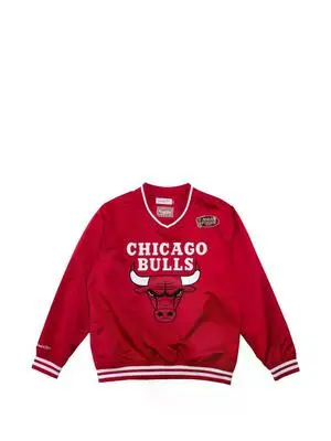 Mitchell & Ness Satin V-neck Sweatshirt