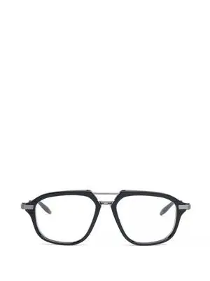 AKONI Geometric-frame Glasses - Black