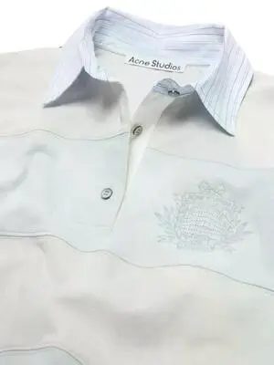 Acne Studios Striped Polo Sweatshirt
