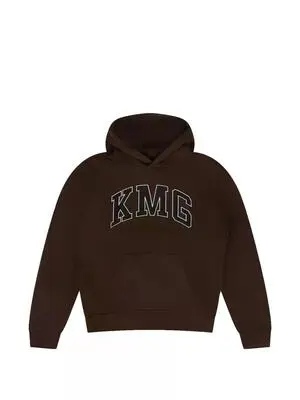 DENIM TEARS Logo-print Hoodie - Brown