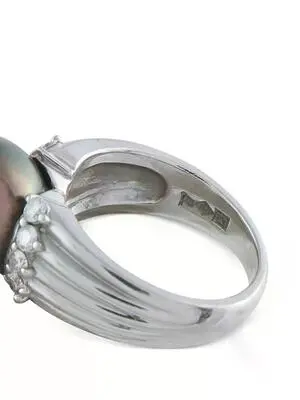 LB EXCLUSIVE Tahitian Pearl And Diamond Ring