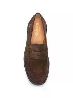 TOD'S Round-toe Leather Loafers