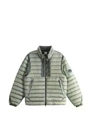 C.P. COMPANY Quilted-finish Lens-detail Jacket - Grey