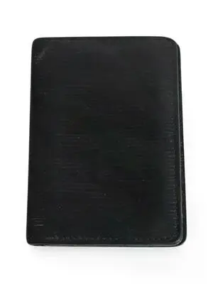 LOUIS VUITTON Pocket Organizer Leather Card Holder - Black