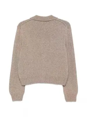 Incentive! Cashmere Daliah Button-up Collared Cardigan