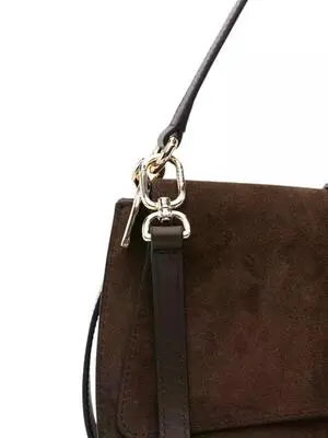 Furla Suede Shoulder Bag