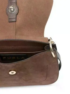 Furla Suede Shoulder Bag