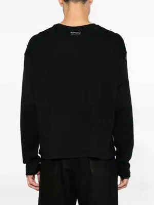ANN DEMEULEMEESTER Graphic-print Long-sleeve Top