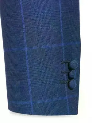 RAMON SANJURJO Check-pattern Three-piece Suit