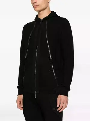 Masnada Long-sleeve Zip-fastening Hoodie