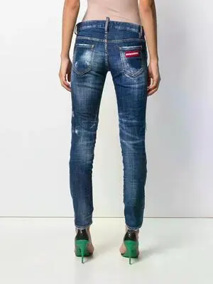 Dsquared2 Distressed Slim-fit Jeans