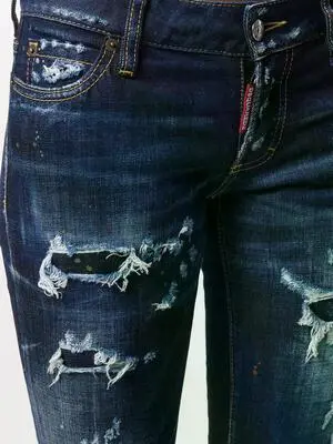 Dsquared2 Distressed Cropped Jeans