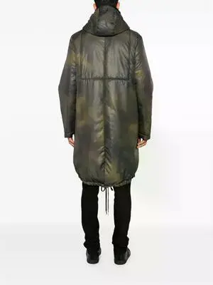 Masnada Printed Hooded Coat
