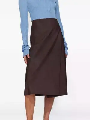 RIER Wrap-design Midi Skirt