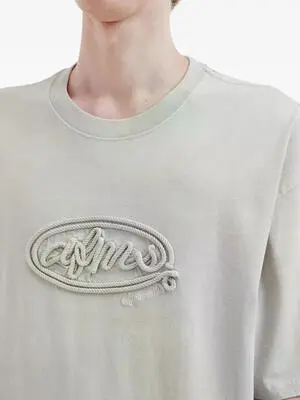AFTERMATHS Rope-logo T-shirt