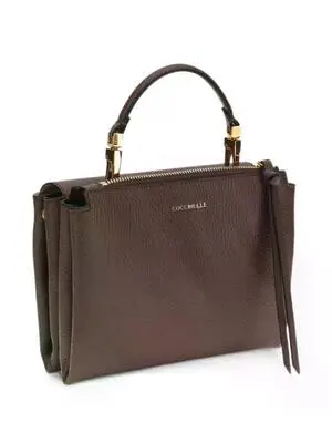 COCCINELLE Small Arlettis Leather Tote Bag - Brown