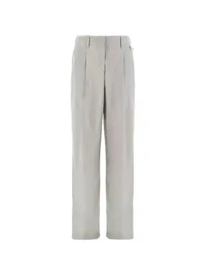 Herno Pleated-detail Trousers - Grey