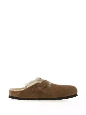 BIRKENSTOCK Boston Shearling-lined Clogs - Brown