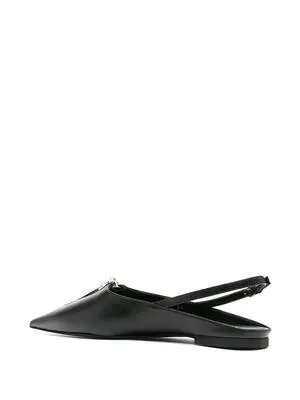 Stella McCartney Zipit Slingback Ballerina Shoes