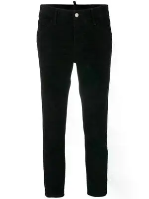 Dsquared2 Distressed Corduroy Trousers - Black