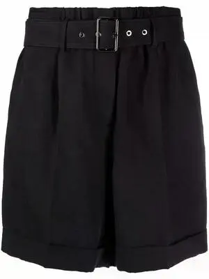 Woolrich Belted Flared Shorts