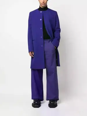 Off-White Wave Off Wide-leg Trousers - Blue