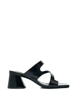 ALOHAS Orielle Squared-toe Block-heel Sandals - Black