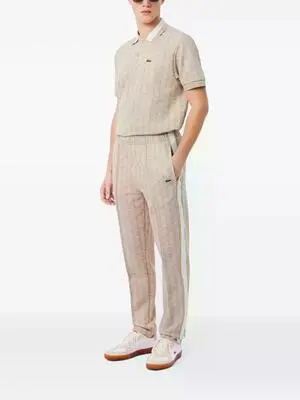 Lacoste Monogram Jacquard Track Pants - Neutrals