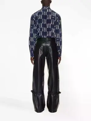Off-White Carpenter Leather Trousers