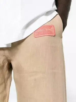 Off-White Appliqué-logo Tapered Trousers