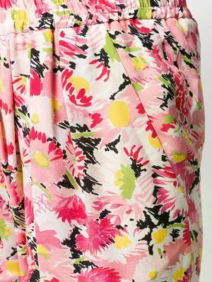 Stella McCartney Floral Print Cotton Trousers
