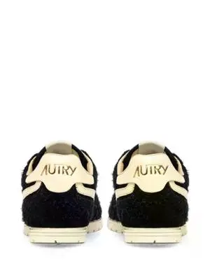 AUTRY Windspin Suede Sneakers - Black