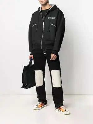 COUNTY OF MILAN Logo Hooded Bomber Jacket
