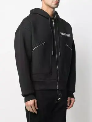 COUNTY OF MILAN Logo Hooded Bomber Jacket